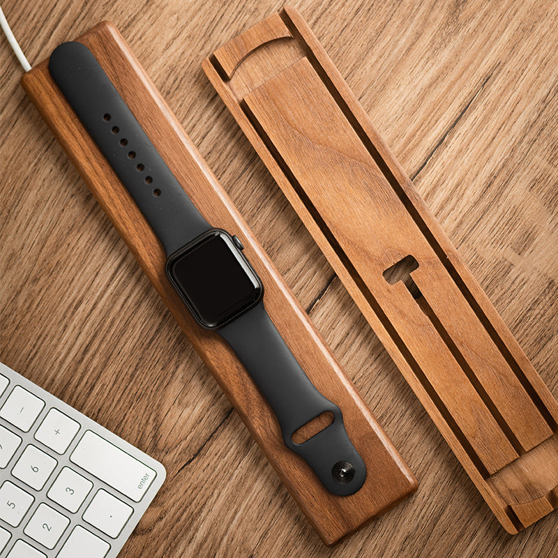Apple Watch Ladestation in Holz – Ukana.ch